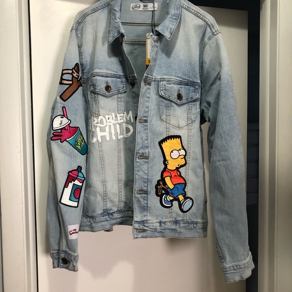 20th Century Studios | Jackets & Coats | Bart Simpson Problem Child ...
